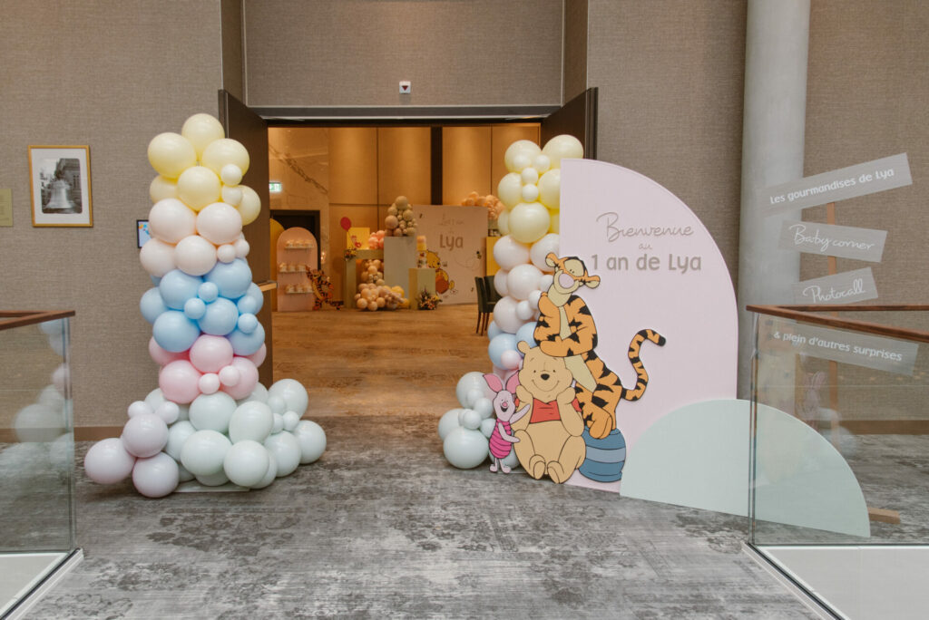 Anniversaire 1 an - Thème Winnie l'ourson - CH Planner